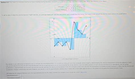 Solved Table Time Sec012345678 Velocity