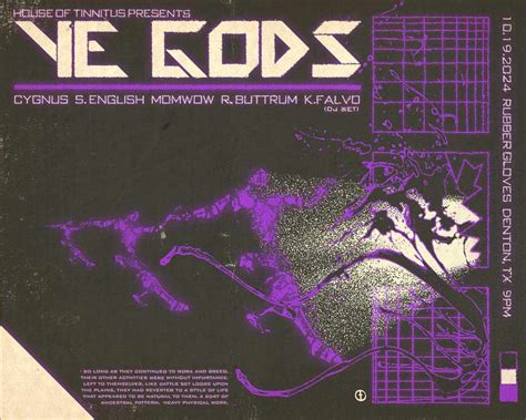 YE GODS CYGNUS S ENGLISH MOMWOW R BUTTRUM K FALVO DJ SET Rubber Gloves Rehearsal