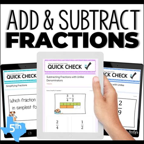 Adding And Subtracting Fractions Using Google Forms