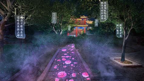 沉浸式夜游冬天的叶子z 站酷zcool