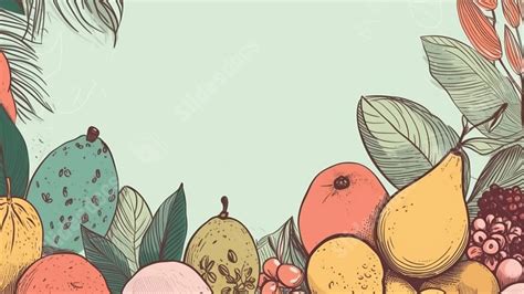 Food Fruit Border Powerpoint Background For Free Download Slidesdocs