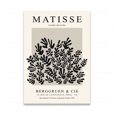 โปสเตอรภาพวาดผาใบ Van Gogh Picasso Matisse Bauhaus Yayoi Kusama สไตล