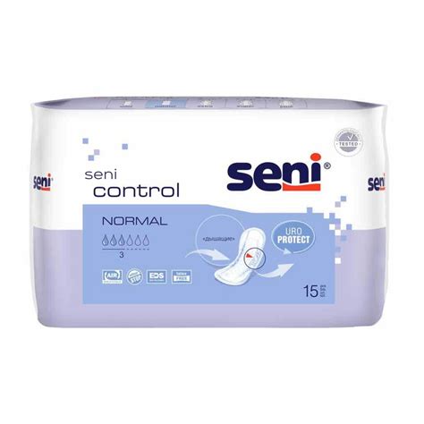 Урологические прокладки Seni Control Normal, 15 шт купить по цене 290 руб.