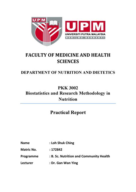 Lab Report Warning TT Undefined Function FACULTY OF MEDICINE AND HEALTH SCIENCES