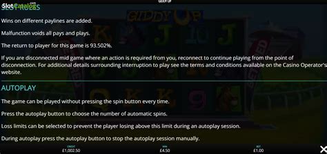 Giddy Up Slot Review 2025 Play Demo For Free