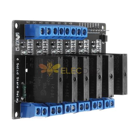 Elecbee Channel DC V Relay Module Solid State High And Low Level Trigger V A Low Level
