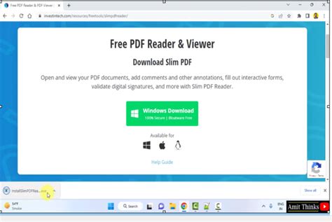 如何在windows上安装slim Pdf Reader极客教程