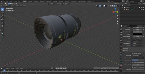 Lens Digital Cinema Camera 3d Model 29 3ds Blend C4d Fbx Max