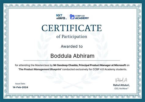 Abhiram Yadav On Linkedin Ccbp Nxtwave Productmanagement