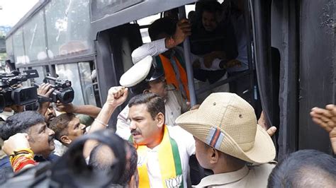 Vijayendra Ashoka Among BJP Leaders Detained Over Attempt To Protest