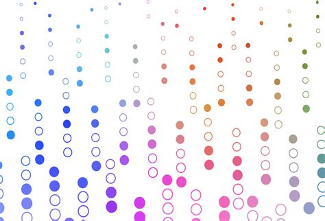 Light Multicolor Rainbow Vector Texture With Disks 20674040 Vector Art At Vecteezy