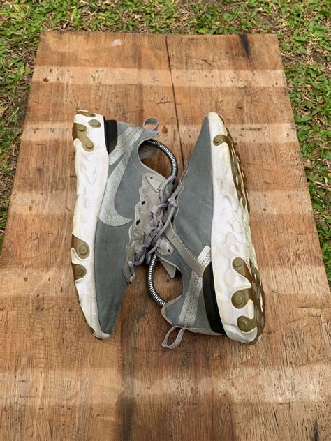 Nike React Element Gray Mens Fashion Footwear Sneakers On Carousell