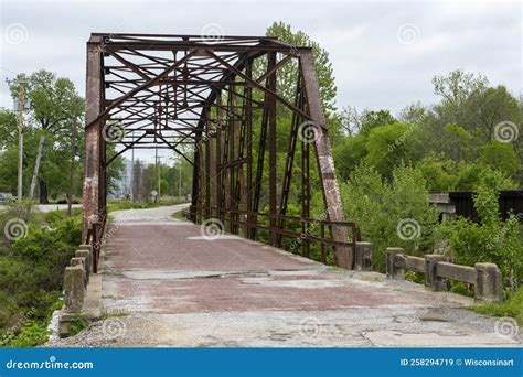 Route 66 Bridge 18 Rock Creek Sapulpa Oklahoma Stock Image Image