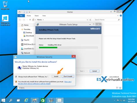 Windows 10 Tech Preview Installation In Vmware Workstation 11 Tech