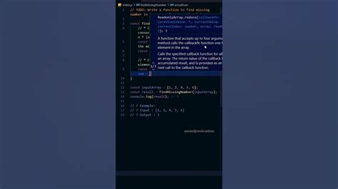 🔥 Javascript Interview Questions 7 Finding The Missing Number Javascript Gems 💎