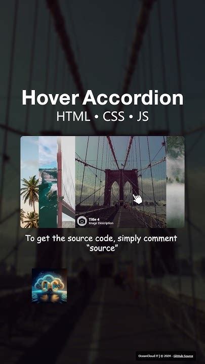 Hover Accordion Coding Css Html Javascript Tutorial Webdesign Webdevelopment Youtube