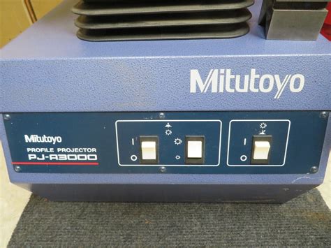 Mitutoyo 302 712a Pj A3000 Vertical Optical Comparator 10x Lens