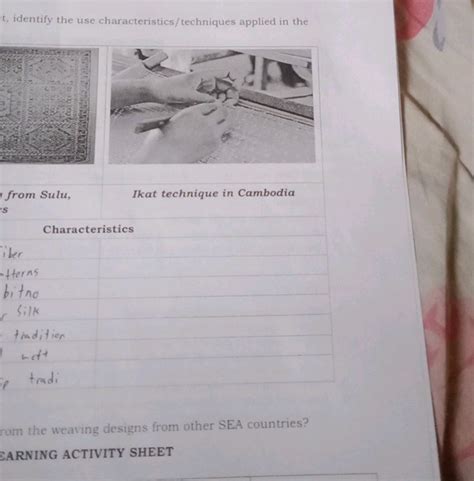 Identify The Use Characteristics Techniques Studyx