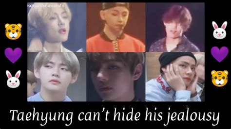 Taehyung Cant Hide His Jealousy Taekook Youtube