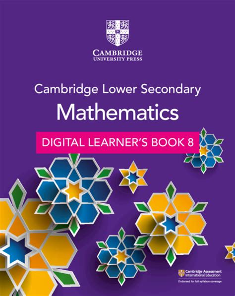 Cambridge Lower Secondary Mathematics Digital Learners Book 8 1 Year