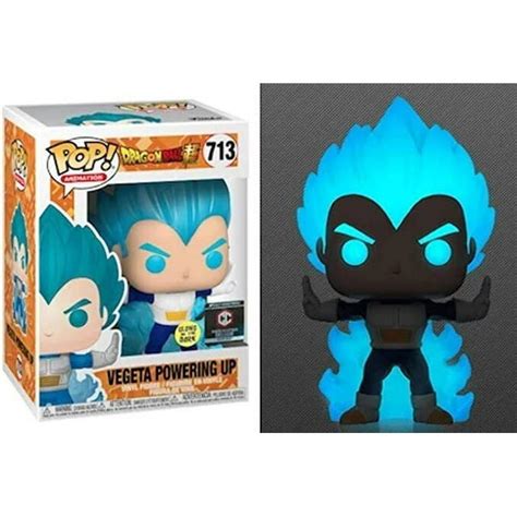 Funko Pop Glow In The Dark Exclusive Db Super Vegeta Powering Up