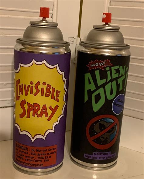 Spongebob Alien Out And Invisible Inspired Prop Replica Spray Etsy