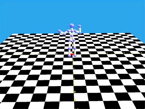 skeleton tracker contrlando um avatar em um ambiente virtual java3d