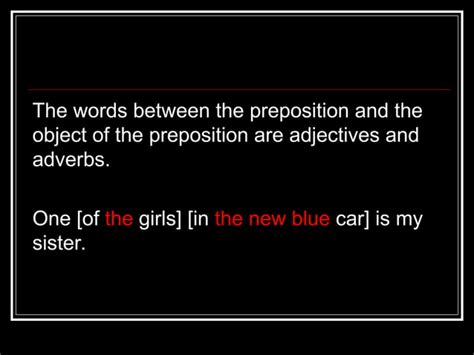 Prepositional Phrases Describes Function Ppt