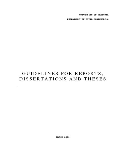 Up Report Guidlines Pdf Thesis Grammatical Number