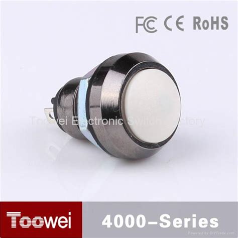 Mm Latching Metal Push Button Switch With Symbol Toowei China Manufacturer