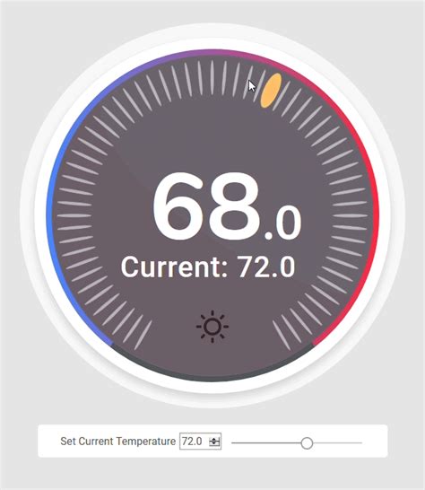 Github Yauyenchingthermostat Radial Slider Custom Ui Reactjs Component Of A Smart