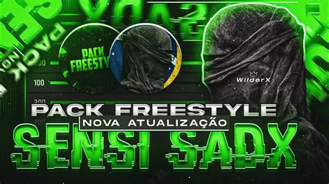 PACK de SENSI SADX freestyle NOVA Atualização Sensi XITADA PAINEL FREE FIRE Sensi Full