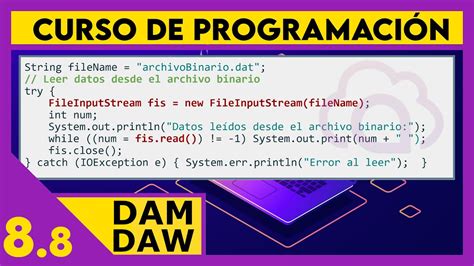 java ficheros binarios ☕ dam daw youtube