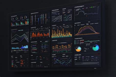 Modern Business Analytics Dashboard Displaying Financial Information