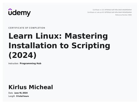 Kirlus Micheal On Linkedin Linux Udemy Continuouslearning Rhcsa
