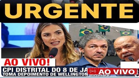 AO VIVO CPI DISTRITAL DO DE JANEIRO TOMA DEPOIMENTO DE WELLINGTON MACEDO YouTube