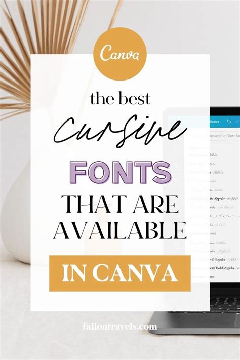 50 Best Canva Cursive Fonts For Scroll Stopping Designs — Fallon