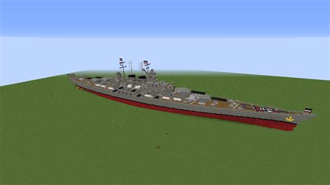 Spent Way To Much Time In This H 44 Battleship R Minecraft