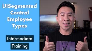 UISegmentedControl Employee Types