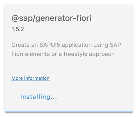 set up and generate a new sap fiori app project sap tutorials