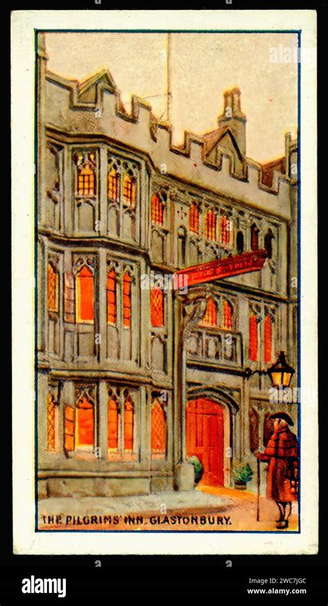 The George Or Pilgrims Inn Glastonbury Vintage Cigarette Card