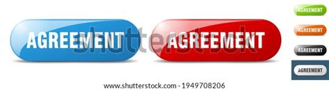 Agreement Button Sign Key Push Button Stock Vector Royalty Free