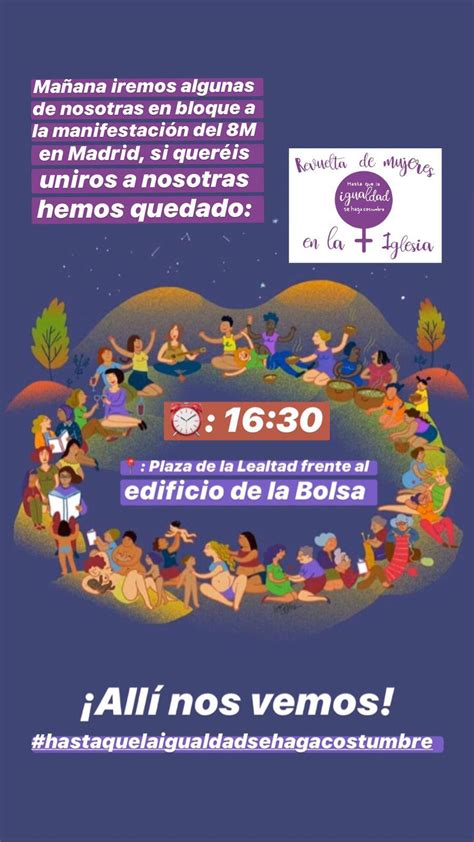 Revuelta De Mujeres En La Iglesia Hasta Que La Igualdad Se Haga