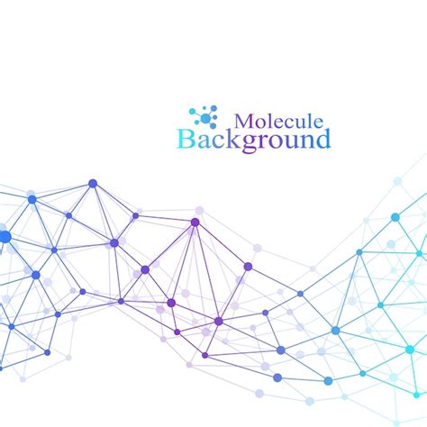 Premium Vector Geometric Graphic Background Molecule And