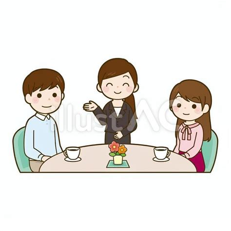 結婚相談所・顔合わせイラスト No 22743818｜無料イラスト・フリー素材なら「イラストac」