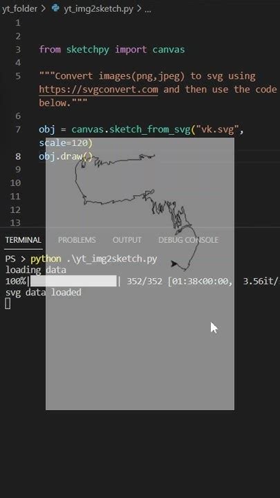 How To Sketch Virat Kohli Using Python Shorts Python Viratkohli
