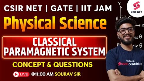 Csir Net Jrf June 2024 Physical Science Classical Paramagnetic System Gate 2025 Sourav