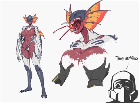 Rule 34 Anthro Arthropod Big Breasts Breasts Dankwoll Female