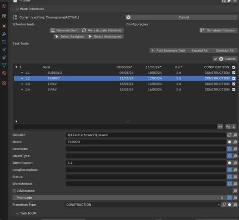 4d Tools In Bonsai Generate Gantt Chart Not Working — Osarch