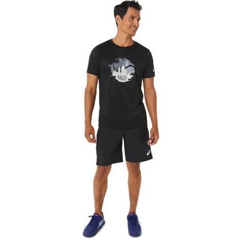 Asics 亞瑟士 短袖上衣 男款 網球 運動短袖 紐約城市 透氣排汗 Mson Sport